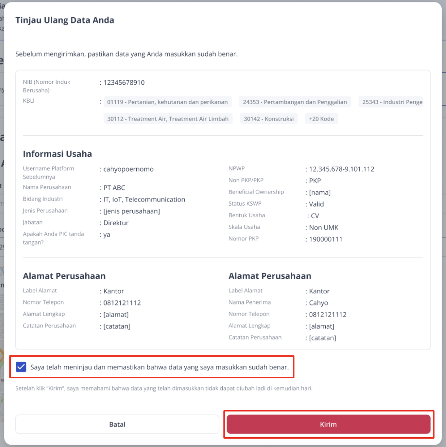 Panduan Melakukan Registrasi dan Verifikasi Akses bagi Admin Perusahaan ...