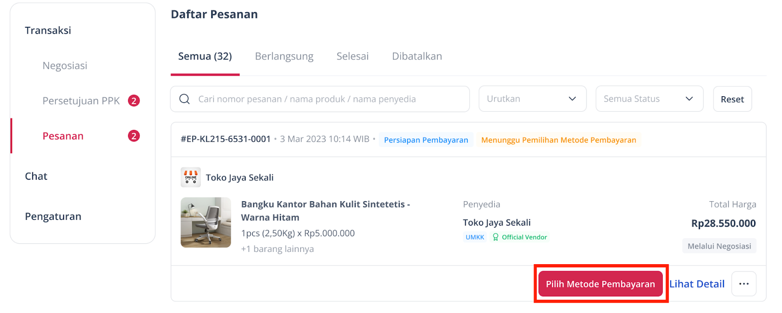 Panduan Mekanisme Uang Persediaan (UP) – Pusat Bantuan INAPROC
