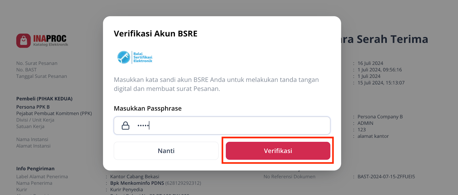 Bagaimana cara menerima pesanan pada Katalog Elektronik versi 6? – Pusat Bantuan INAPROC