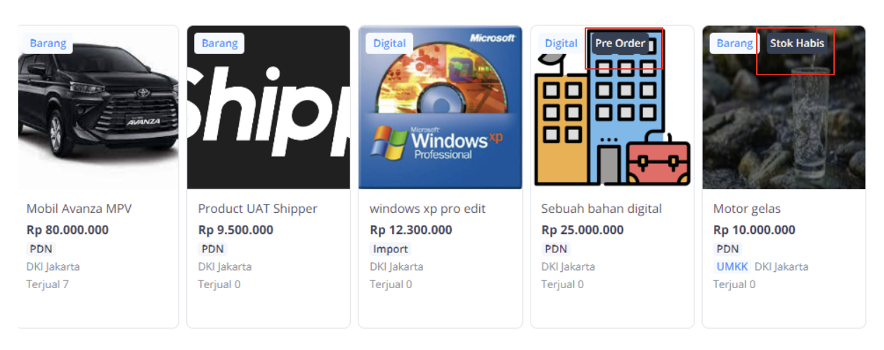 Jenis Produk – Pusat Bantuan INAPROC