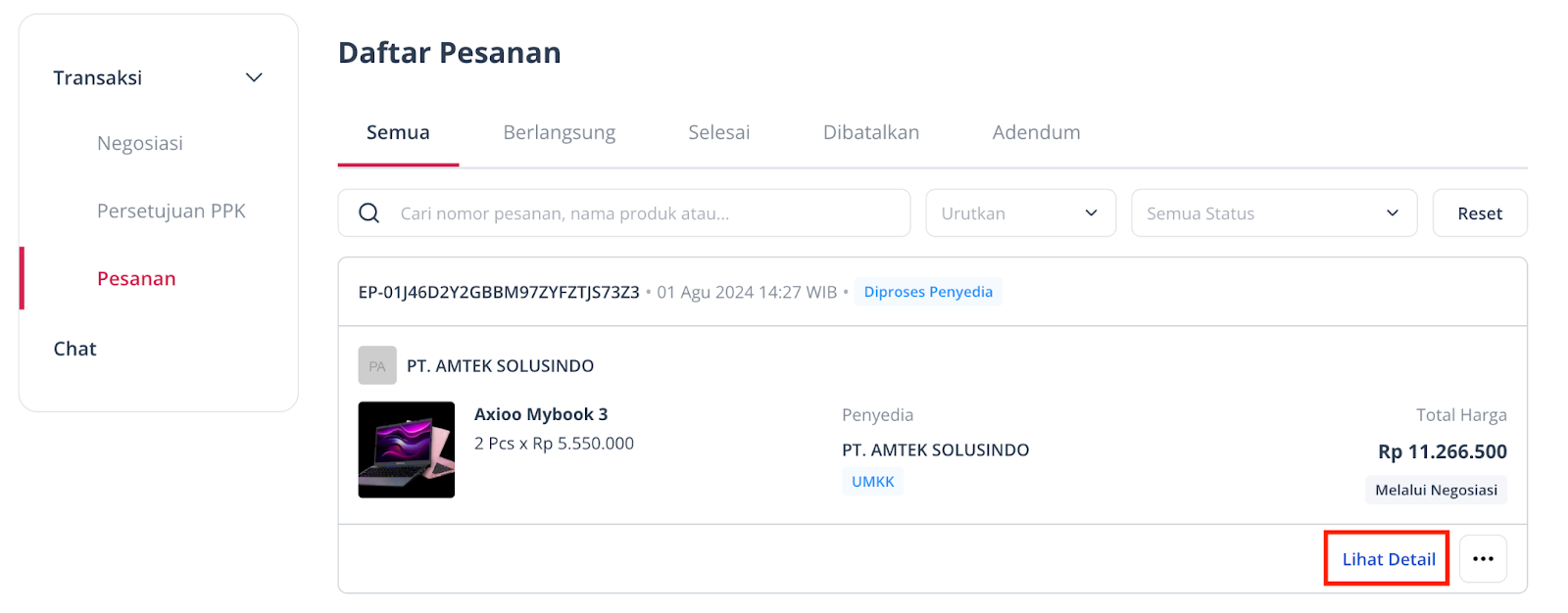 Bagaimana cara melakukan addendum? – Pusat Bantuan INAPROC
