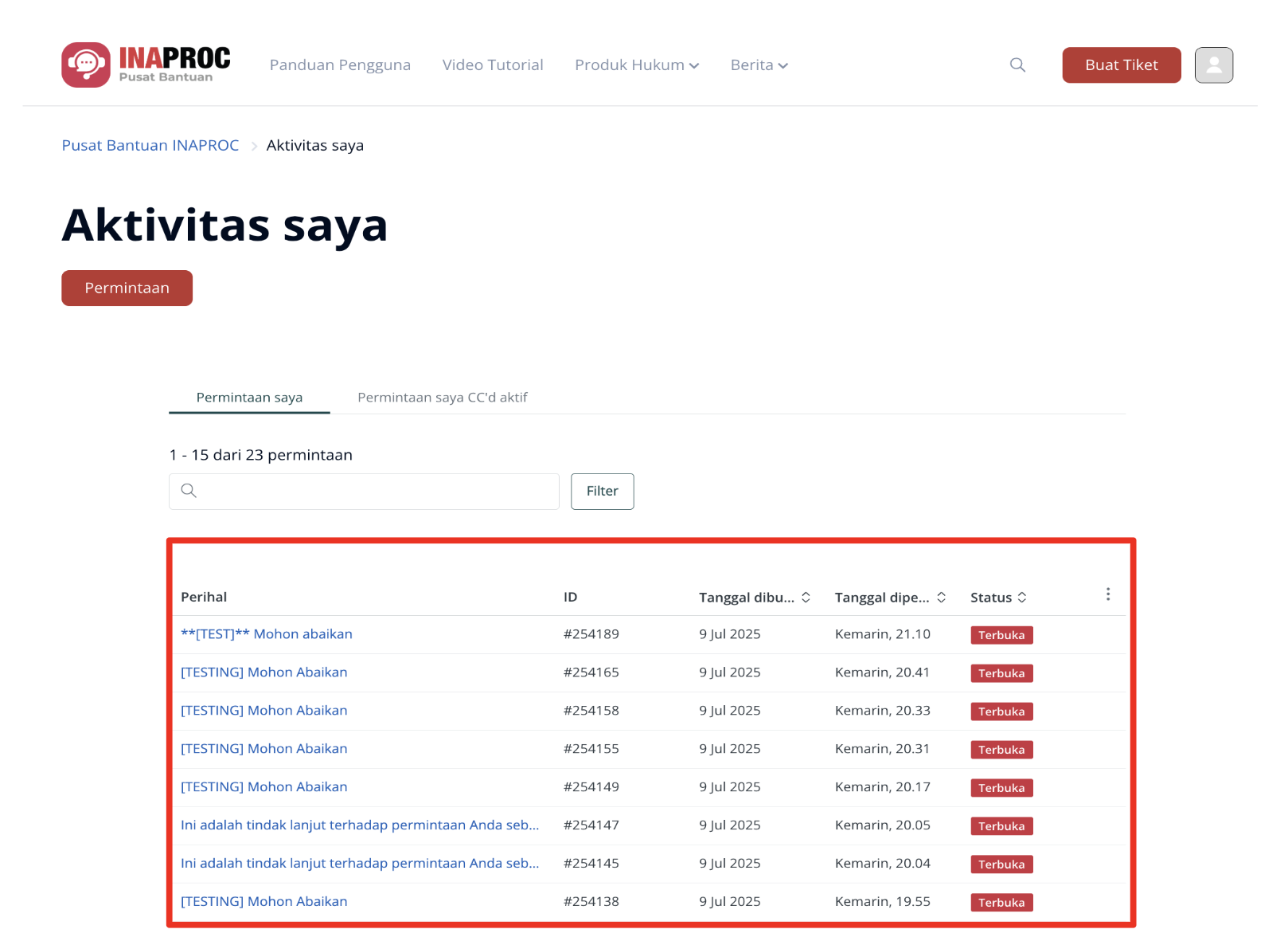Panduan Melakukan Lacak dan Follow Up Tiket Pusat Bantuan – Pusat ...