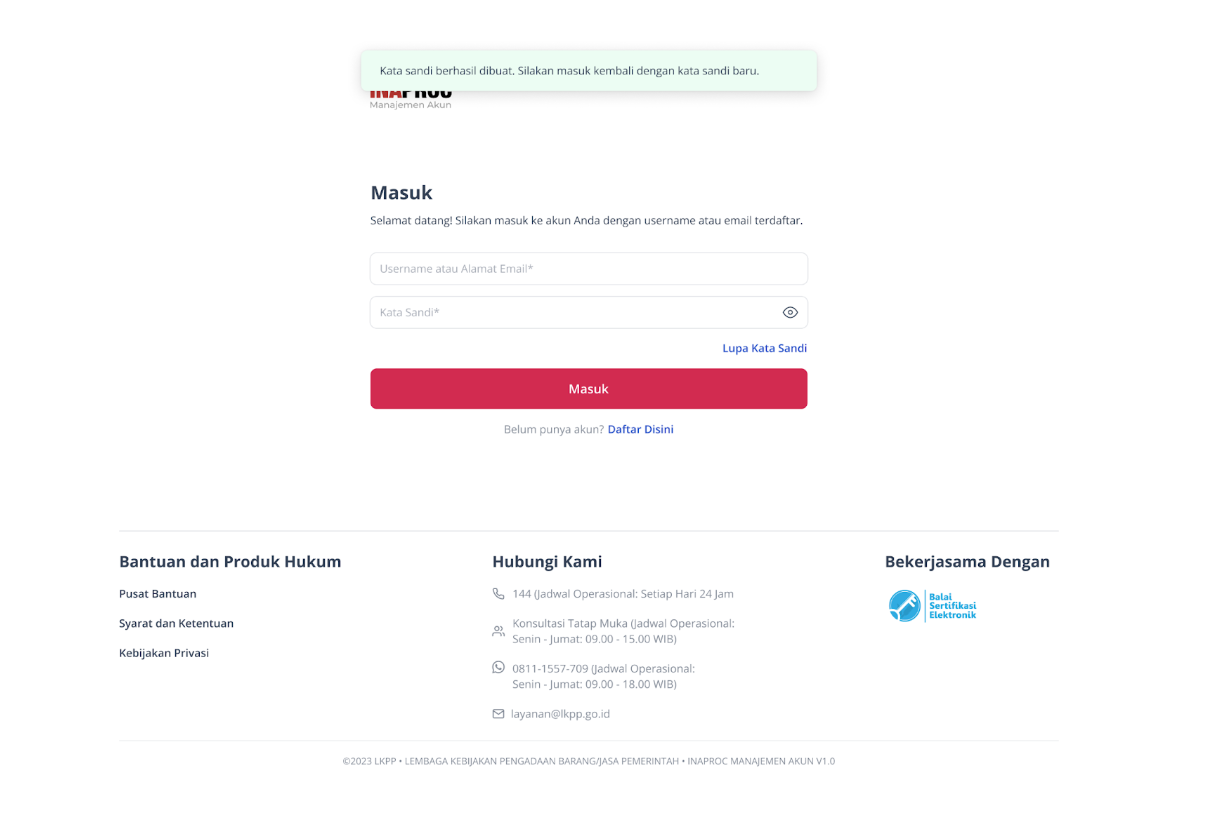 Panduan Registrasi dan Login Menggunakan Tautan Login – Pusat Bantuan ...