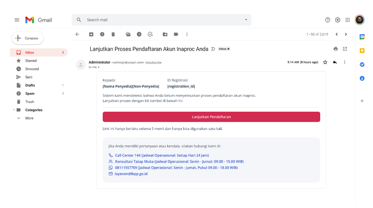 Panduan Registrasi dan Login Menggunakan Tautan Login – Pusat Bantuan ...