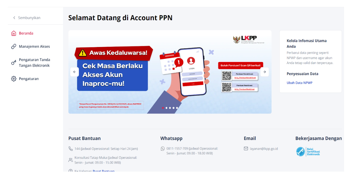 Panduan Registrasi dan Login Menggunakan Tautan Login – Pusat Bantuan ...