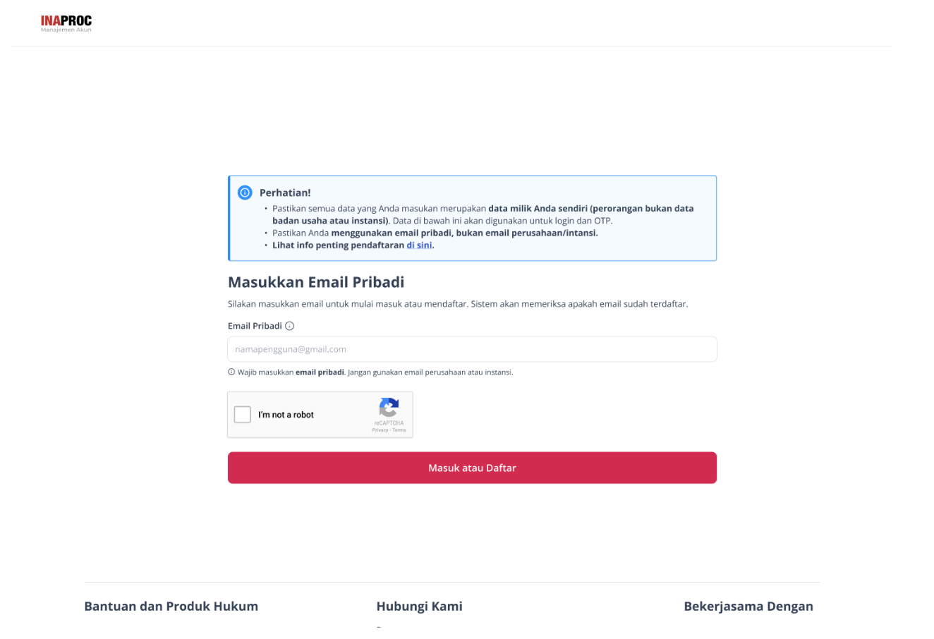 Panduan Registrasi dan Login Menggunakan Tautan Login – Pusat Bantuan ...