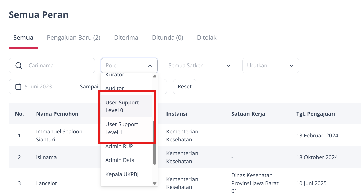 Panduan Melakukan Verifikasi User Support (VAI) – Pusat Bantuan INAPROC