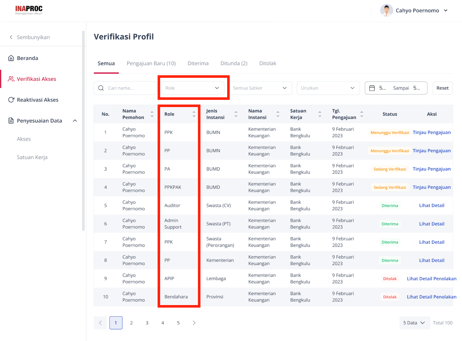Panduan Melakukan Verifikasi Akses (SiRUP/SPSE/Dashboard Verifikator ...