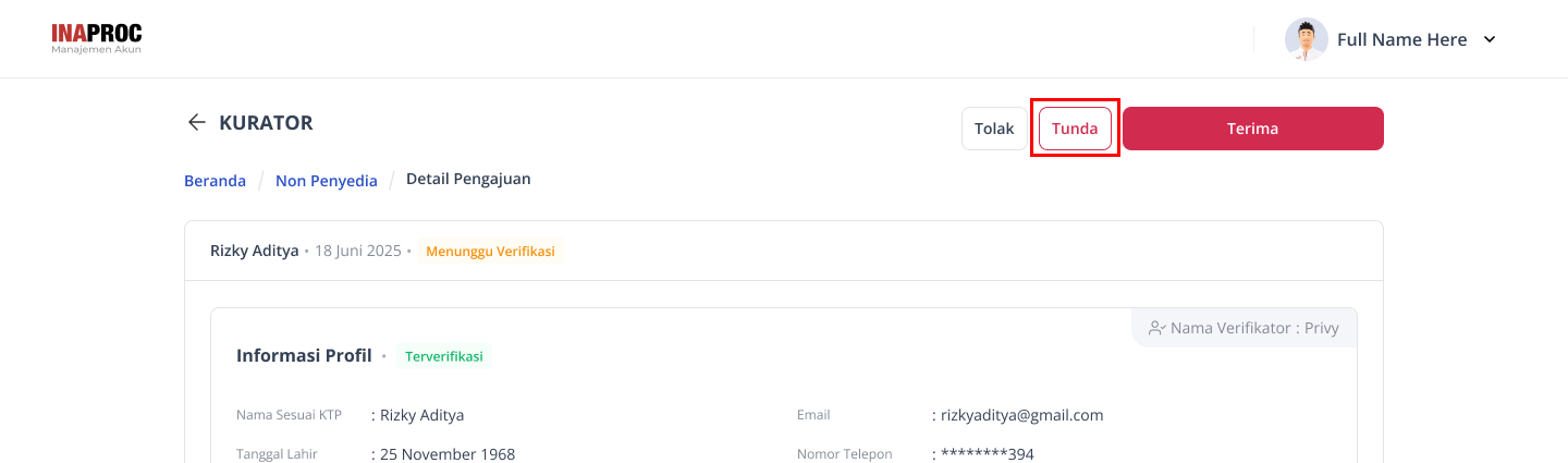Panduan Melakukan Verifikasi Akses (SiRUP/SPSE/Dashboard Verifikator ...