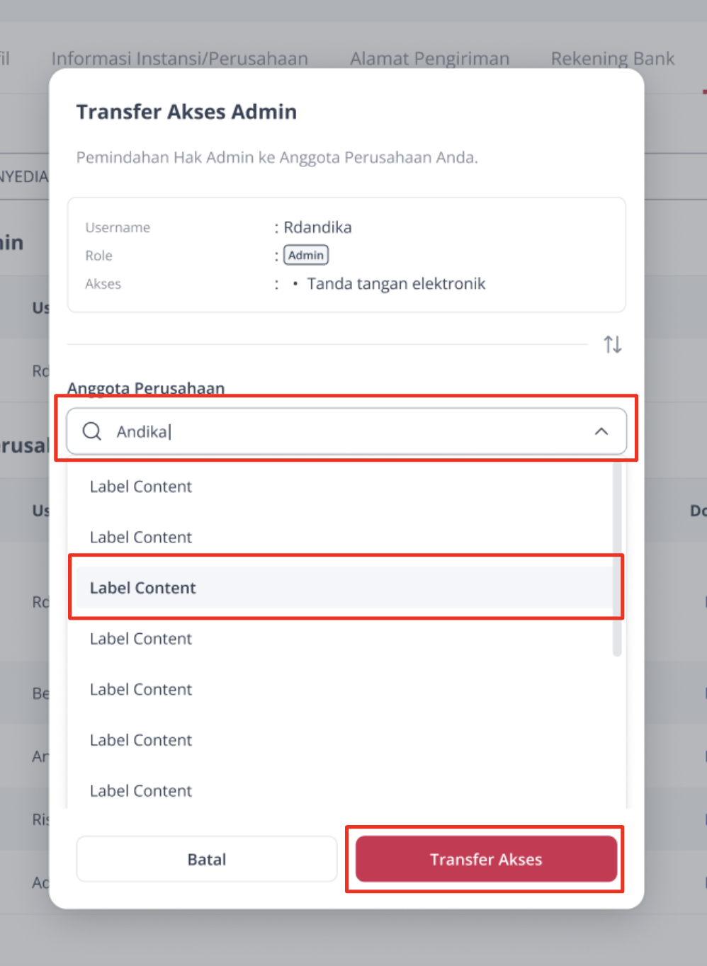 Panduan Pengaturan Manajemen Anggota Perusahaan – Pusat Bantuan INAPROC