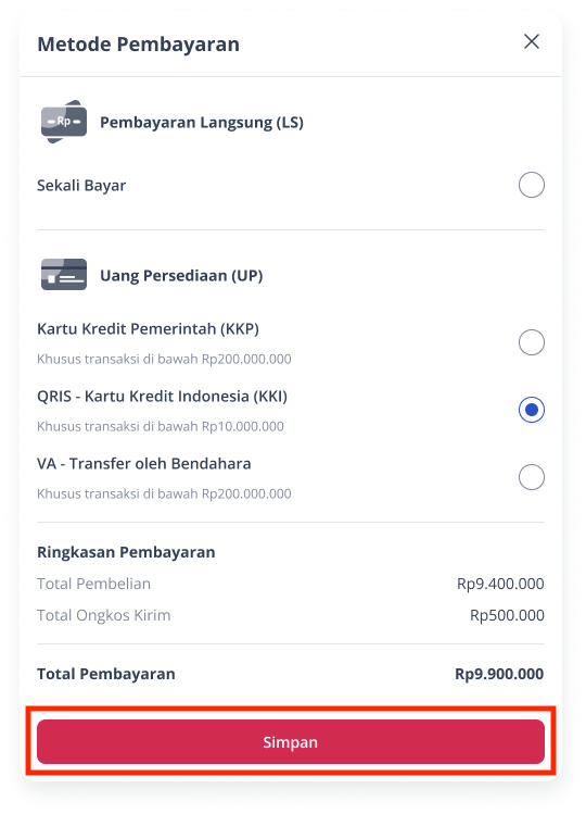 Panduan Mekanisme Uang Persediaan (UP) – Pusat Bantuan INAPROC
