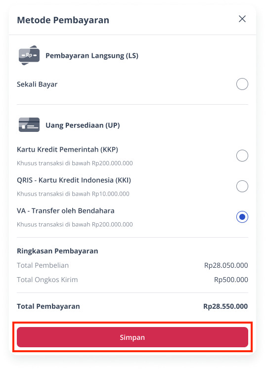 Panduan Mekanisme Uang Persediaan (UP) – Pusat Bantuan INAPROC