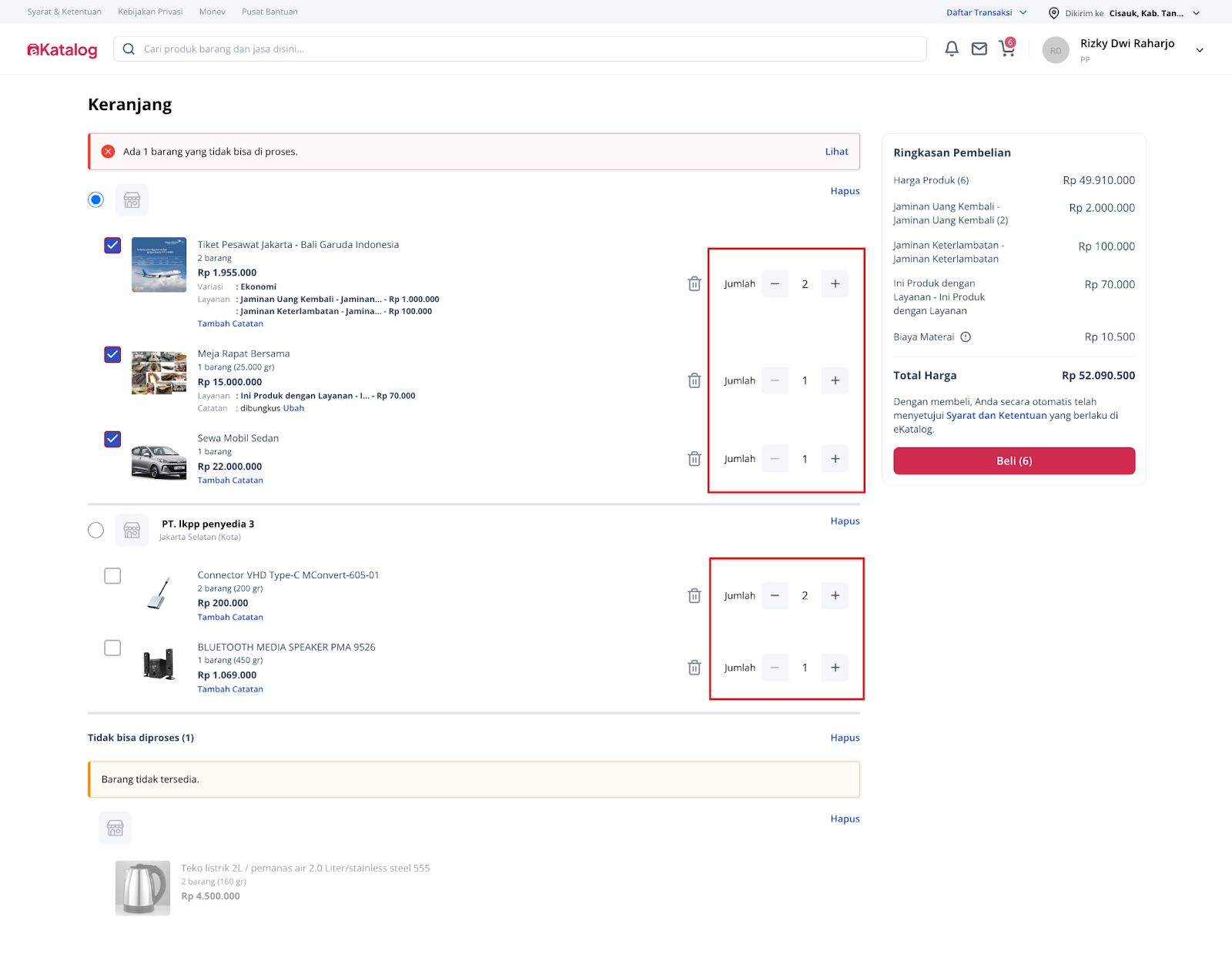 Memulai Pesanan – Pusat Bantuan INAPROC