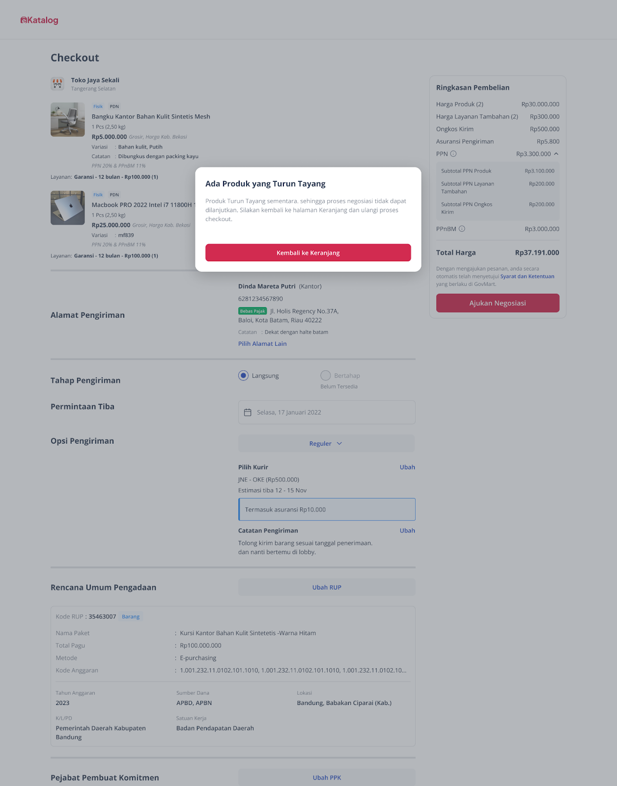 Memulai Pesanan – Pusat Bantuan INAPROC